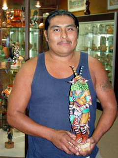 Hopi Kachina by Arthur Holmes Jr. - Mahu / Cicada