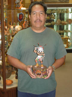 Hopi Kachina by Malcolm Fred - Awatovi Soyok Taka