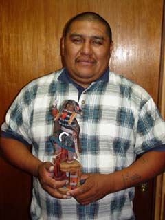 Hopi Kachina by Paul Sewemaenewa - Soyok Wuhti