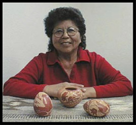 Pueblo Pottery by Vangie Tafoya - Jemez Rainbow