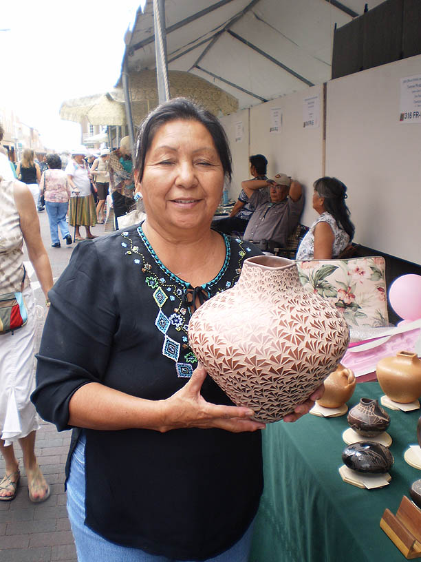 Pueblo Pottery by Bernice Naranjo - Tail Feather Fans