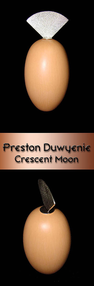 Hopi Pottery by Preston Duwyenie - Crescent Moon