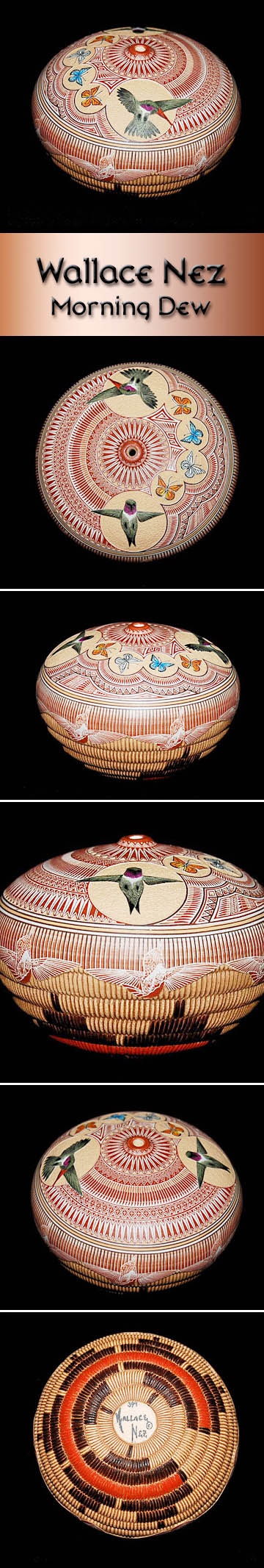 Navajo Pottery by Wallace Nez - Morning Dew