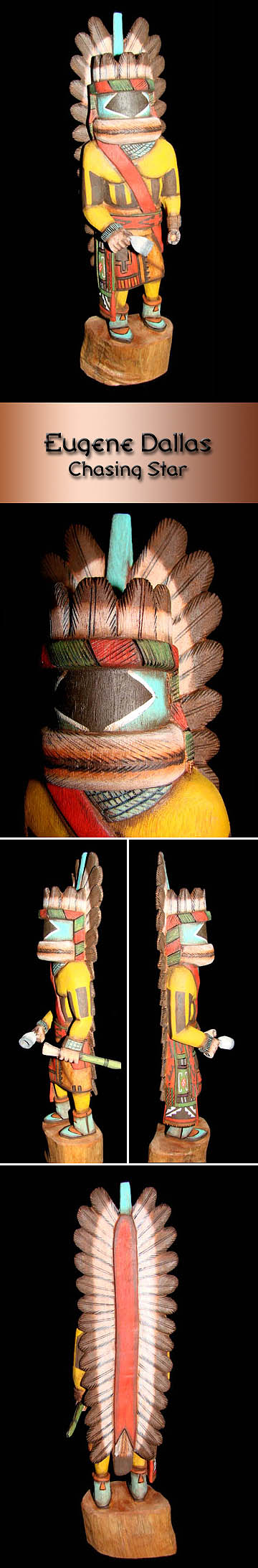 Hopi Kachina by Eugene Dallas - Chasing Star