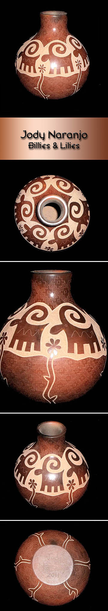 Santa Clara Pottery by Jody Naranjo - Billies & Lilies