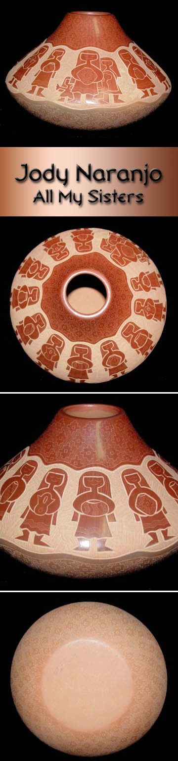 Santa Clara Pottery by Jody Naranjo - All My Sisters