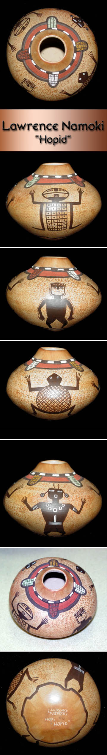 Hopi Pottery by Lawrence Namoki - Hopid