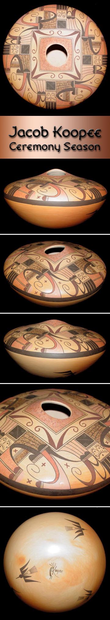 Hopi Pottery by Jacob Koopee - Ceremony