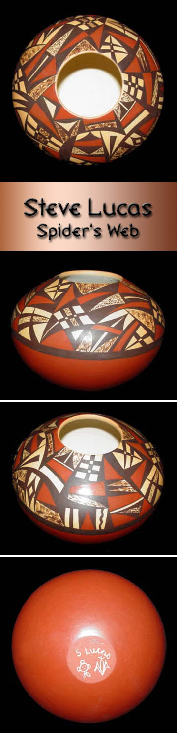 Hopi Pottery - Steve Lucas - Spider's Web