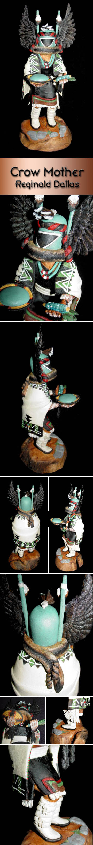 Hopi Kachina - Reginald Dallas - Crow Mother
