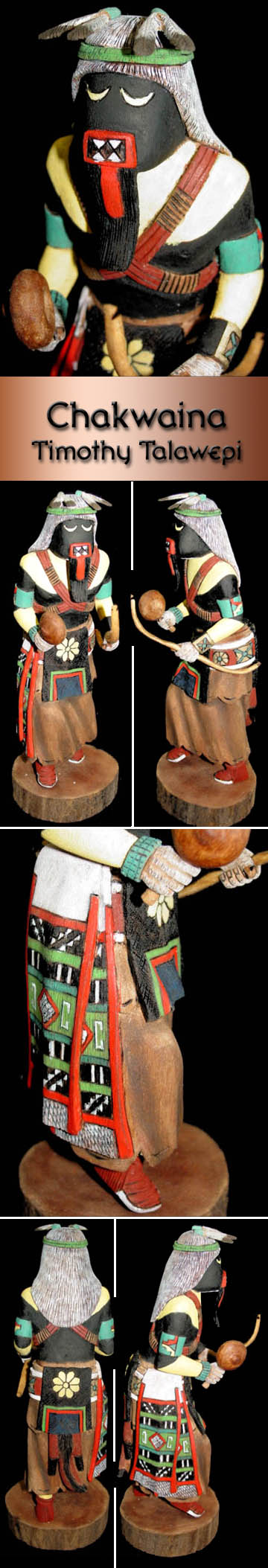 Hopi Kachina - Timothy Talawepi - Chakwaina